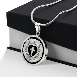Luther Rose Necklace, Lutheran Necklace, Luther Rose Jewelry ...