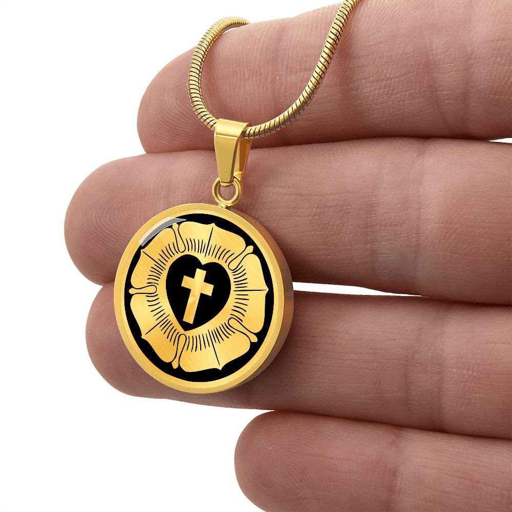 Luther Rose Necklace, Lutheran Necklace, Luther Rose Jewelry ...