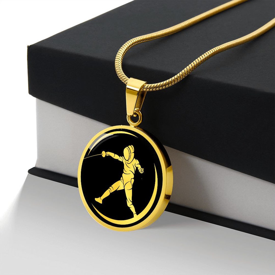Personalized Fencing Necklace | Fencing Gifts for Women, Fencing ...
