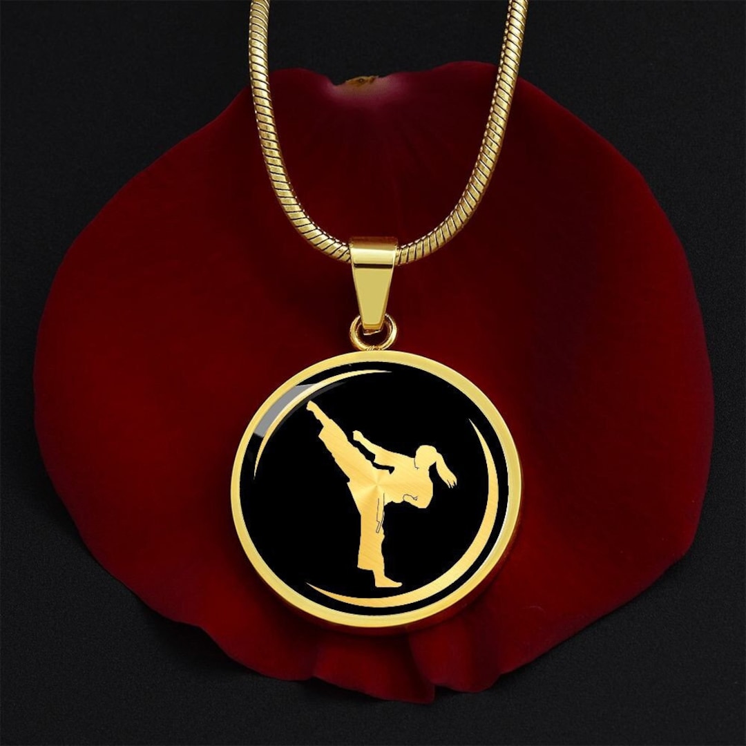 Personalized Karate Necklace Karate Gift for Girls Karate - Etsy