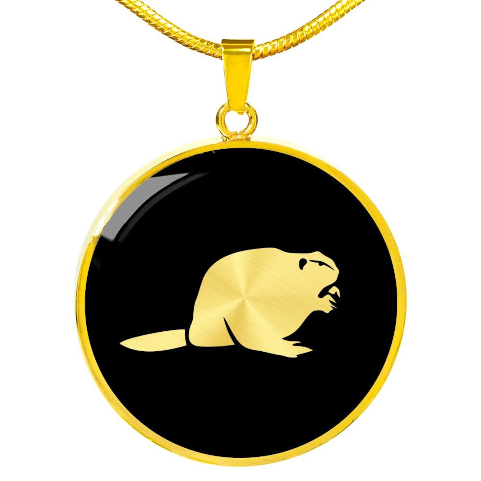 Beaver Necklace Beaver Gift Beaver Pendant Beaver Jewelry - Etsy