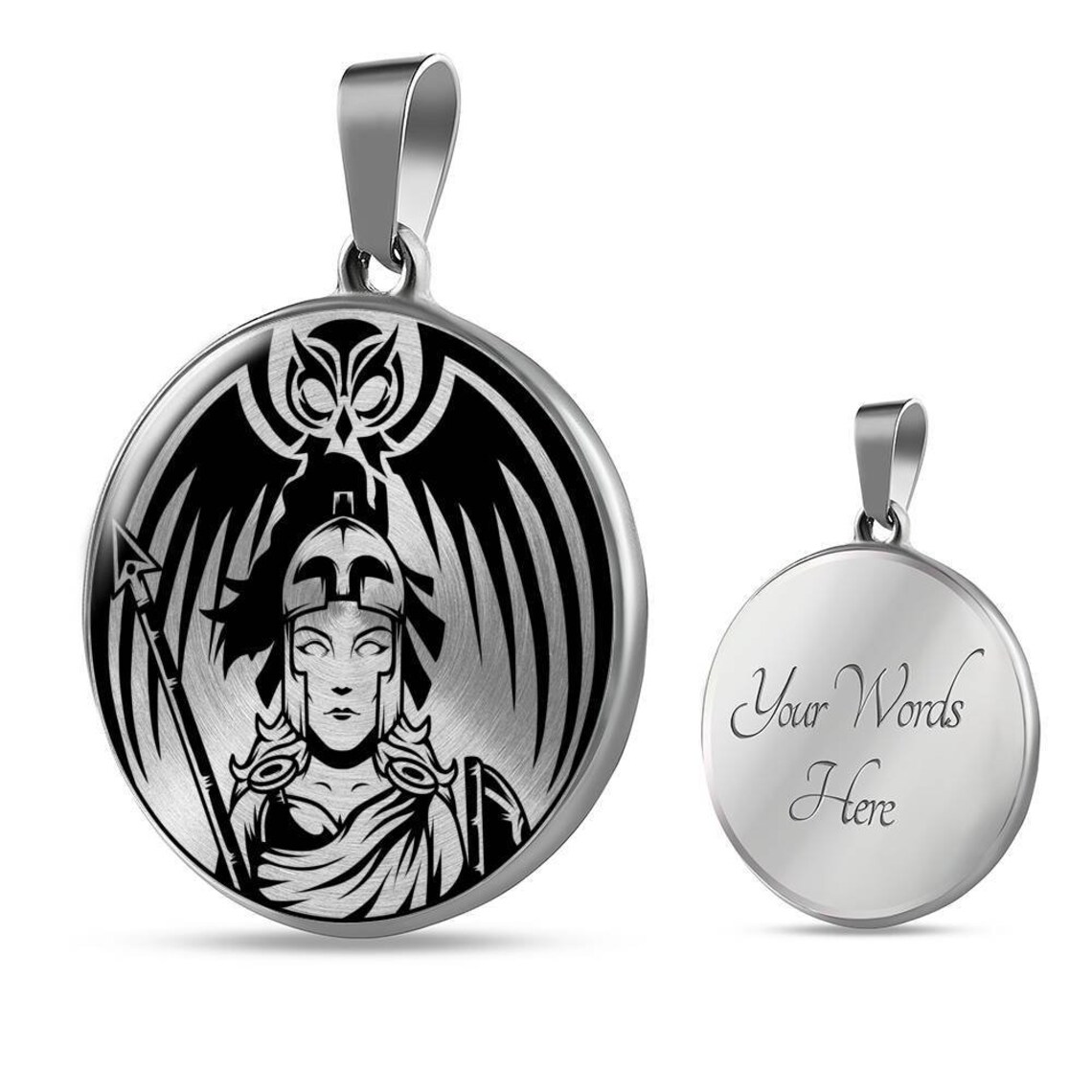 Athena Necklace Athena Pendant Athena Goddess Goddess of - Etsy Ireland