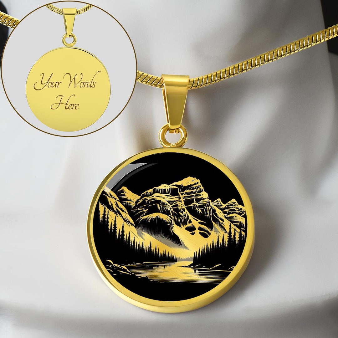 Personalized Banff National Park Necklace, Banff Gift, Banff Pendant ...