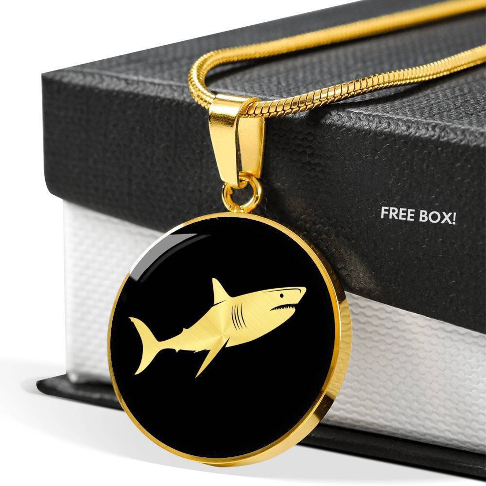 Shark Necklace, Shark Gift, Shark Pendant,shark Jewelry, Shark Charm - Etsy