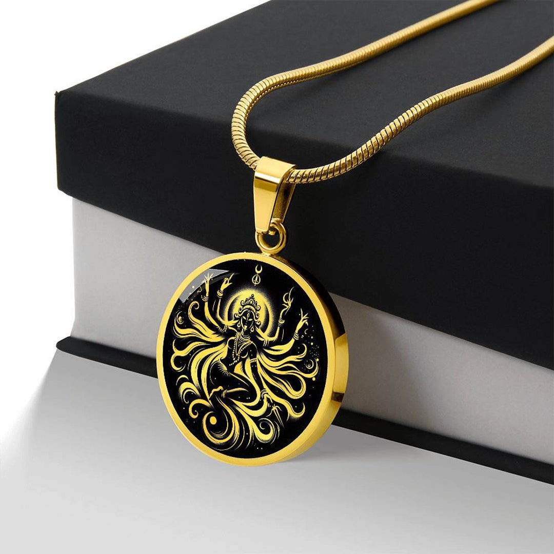 Personalized Kali Necklace, Mahakali Goddess of Time & Death, Kali Ma ...