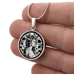 Personalized Artemis Necklace, Diana, Artemis Pendant, Goddess of the ...