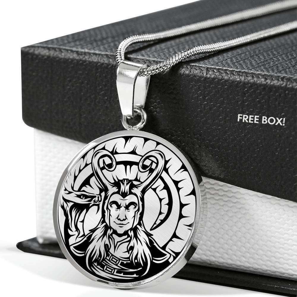 Loki Necklace Loki Pendant Norse God of Mischief Viking - Etsy