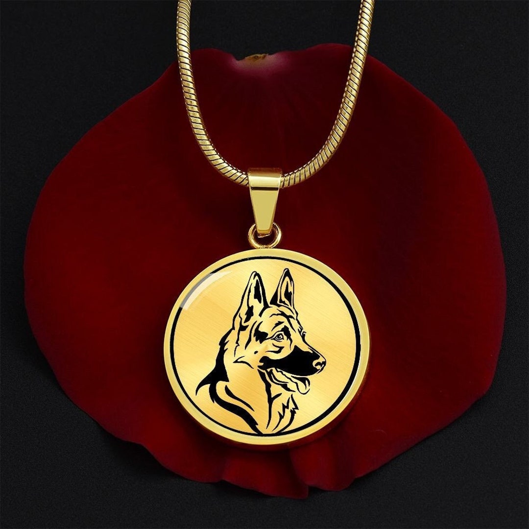 Personalized German Shepherd Necklace, German Shepherd Gift, Dog Mom ...