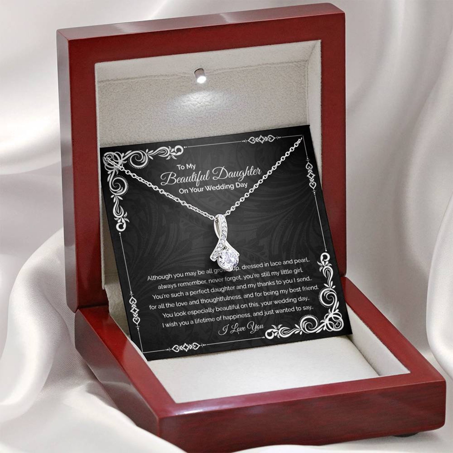 Daughter Wedding Day Gift From Mother Mother to Bride Gift - Etsy