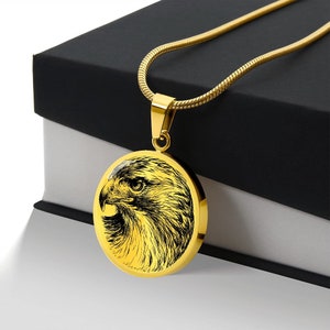 Personalized Red Tailed Hawk Necklace, Red Tailed Hawk Gift, Red Tailed ...
