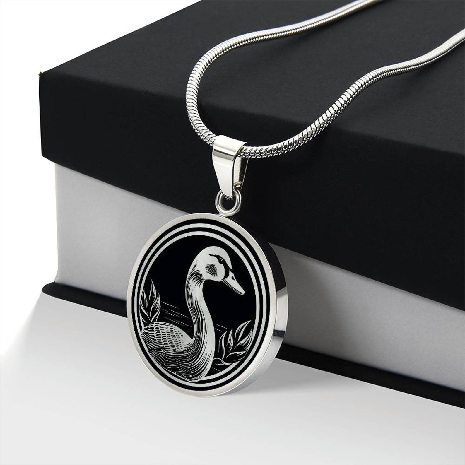 Personalized Goose Necklace, Goose Gift, Goose Pendant, Goose Jewelry ...