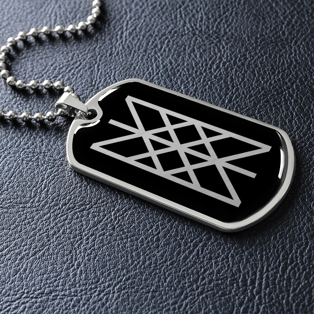 Web of Wyrd Necklace, Pagan Viking Norse Amulet, Matrix of Fate Skuld's ...