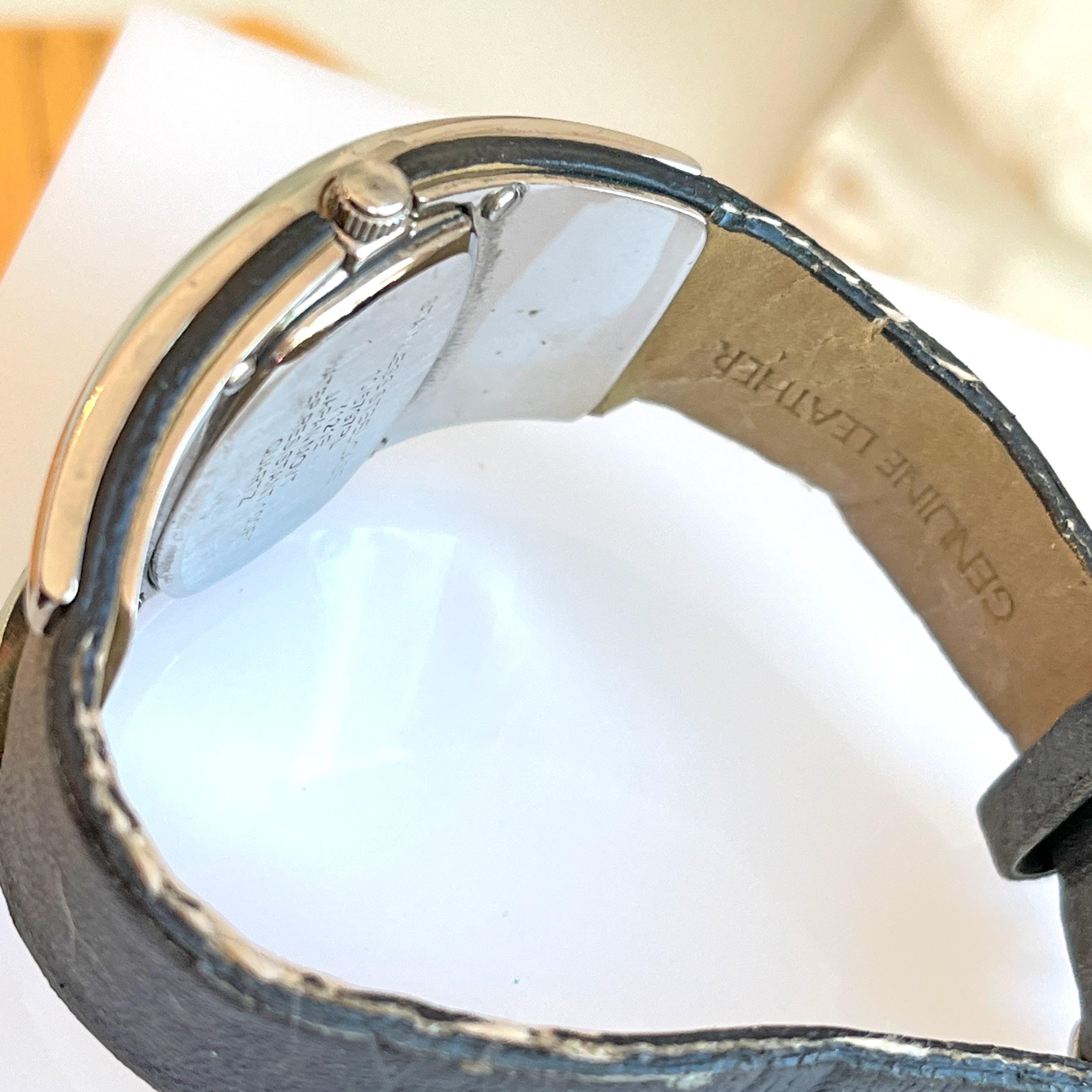 Vintage 1990s Mod Space Age and Klein Unisex Oval Watch Black Face - Etsy