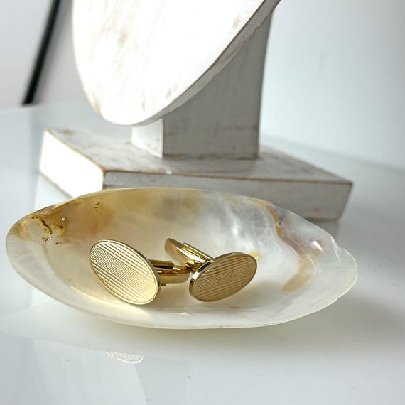 Vintage Harvey Avedon Mid Century Modern Vermeil Gold Gem