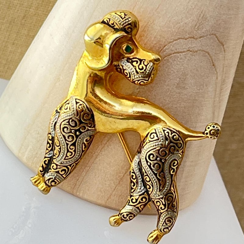 Toledo Damascene Brooch - Etsy