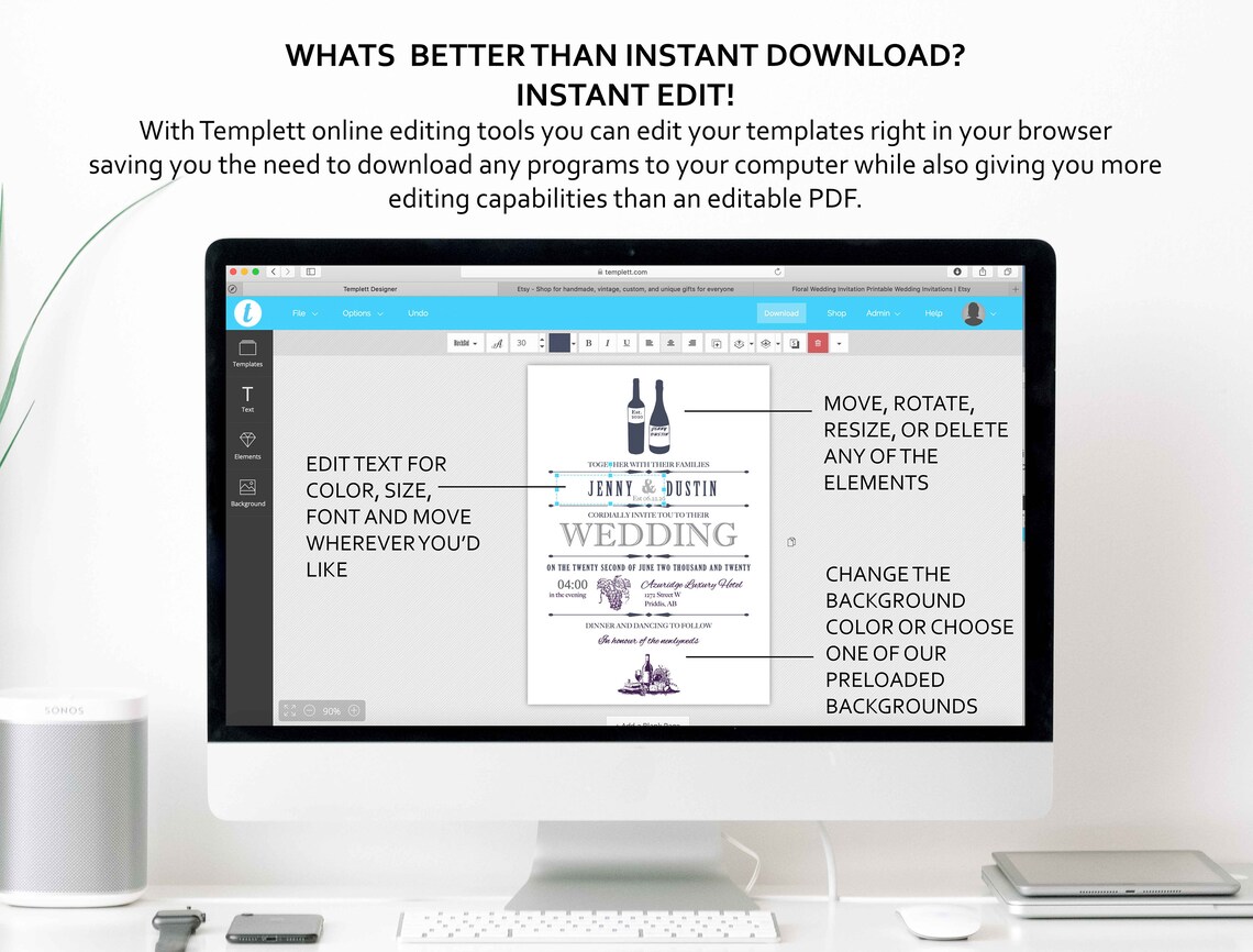 Simple Food Menu Template Modern Food Menu Template - Etsy