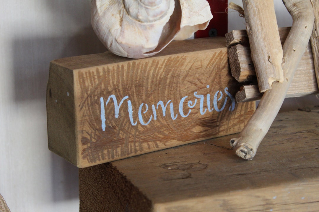 Driftwood "memories" Sign Design 1 - Etsy