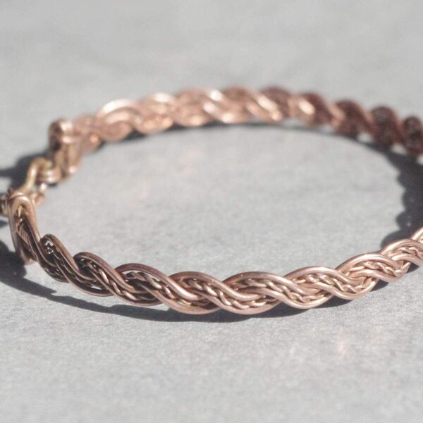 Copper Wire Cuff - Etsy