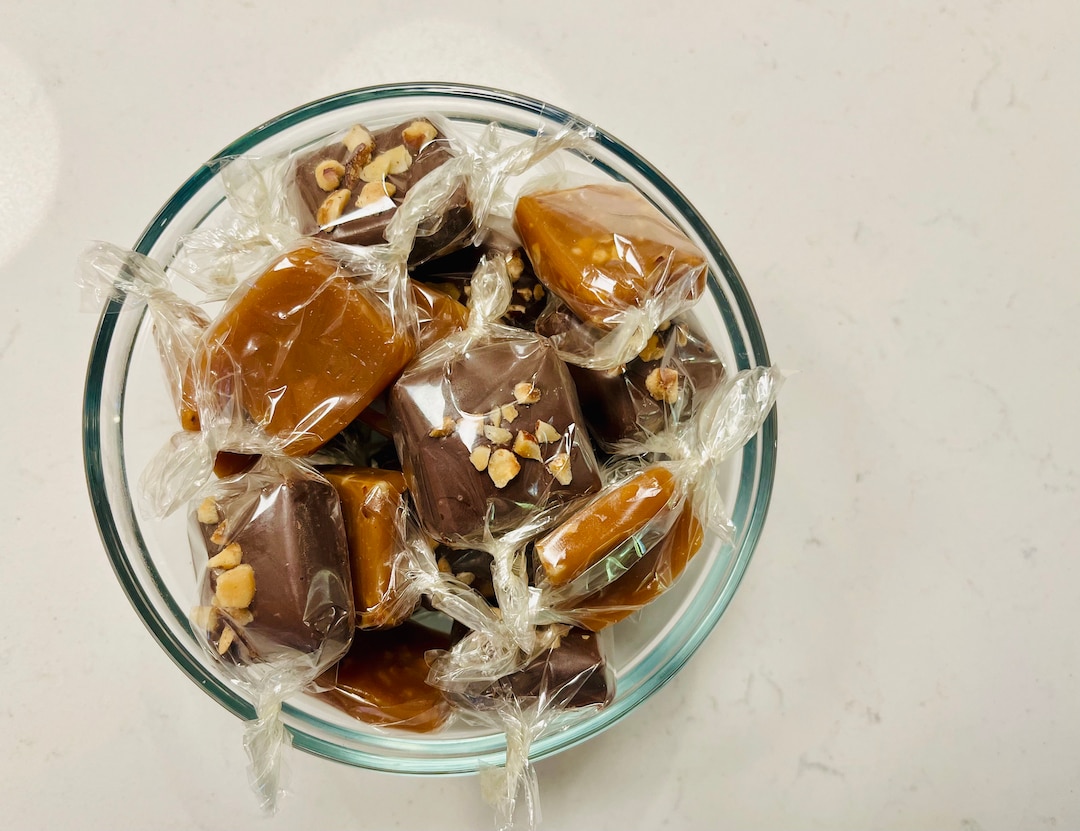 Mixed Hazelnut Chocolate Covered Caramels and Old Fashioned Hazelnut ...
