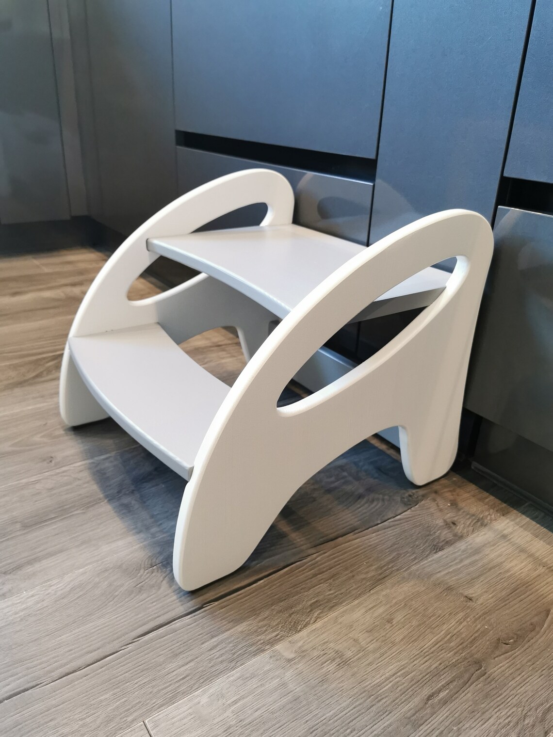 Wooden step stool kitchen step stool for kids | Etsy