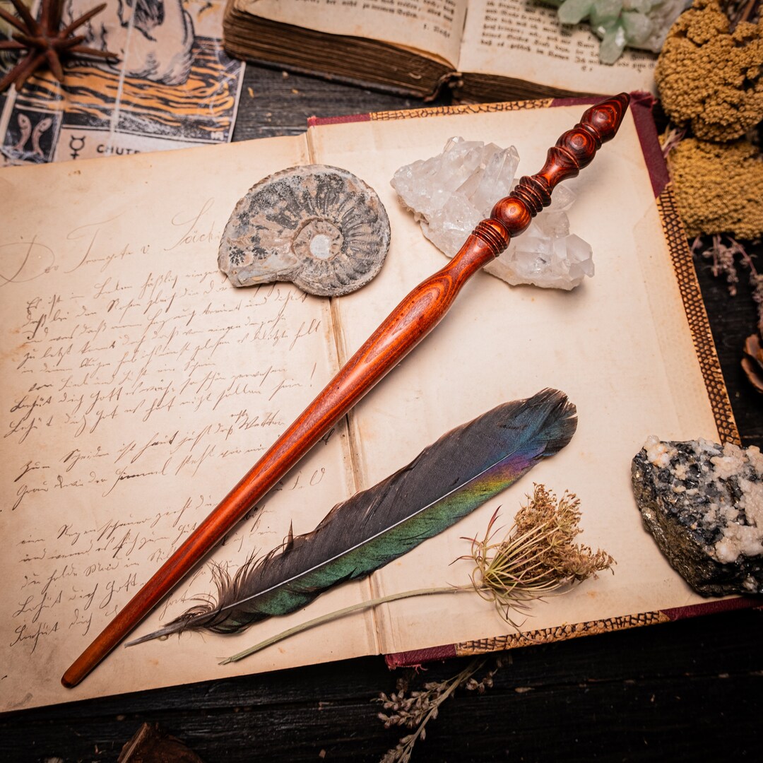 Magic Wand 'grimm' - Larch 11 3/4“ Highest Quality Wooden Wand ...