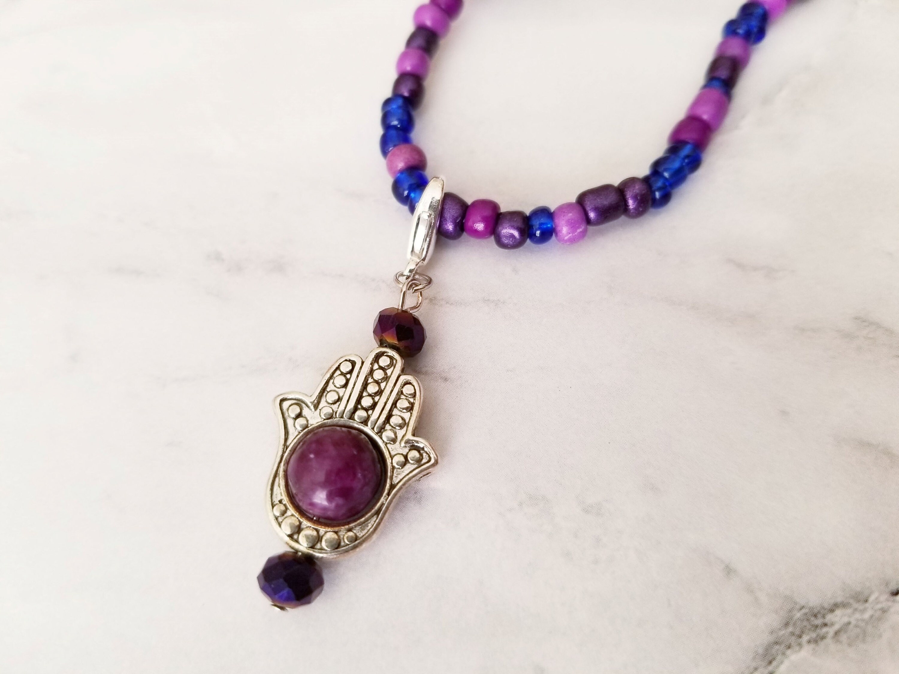 Third Eye Activation Evil Eye Protection Necklace Hamsa - Etsy