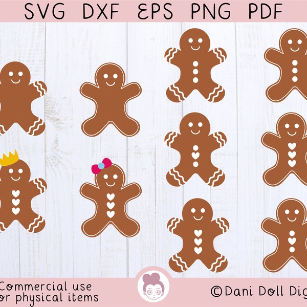Ginger Breadman Svg - Etsy