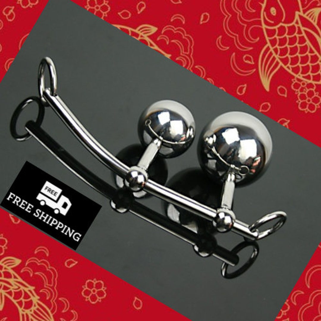 Chastity Device Cage for Female Women Stainless Steel Double Balls ...