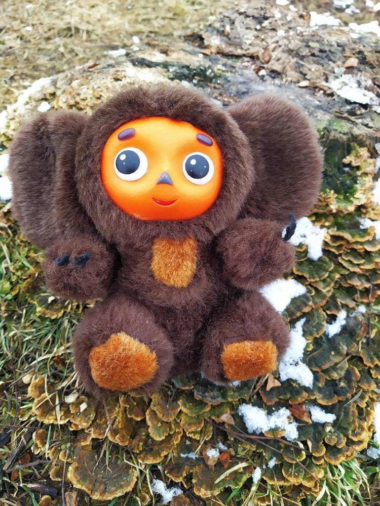 Cheburashka/vintage Toy/ Plush Doll/soviet Plush Toy/cheburashka ...