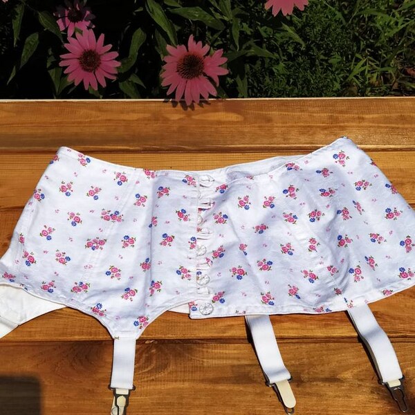 Cotton Garter Belt - Etsy