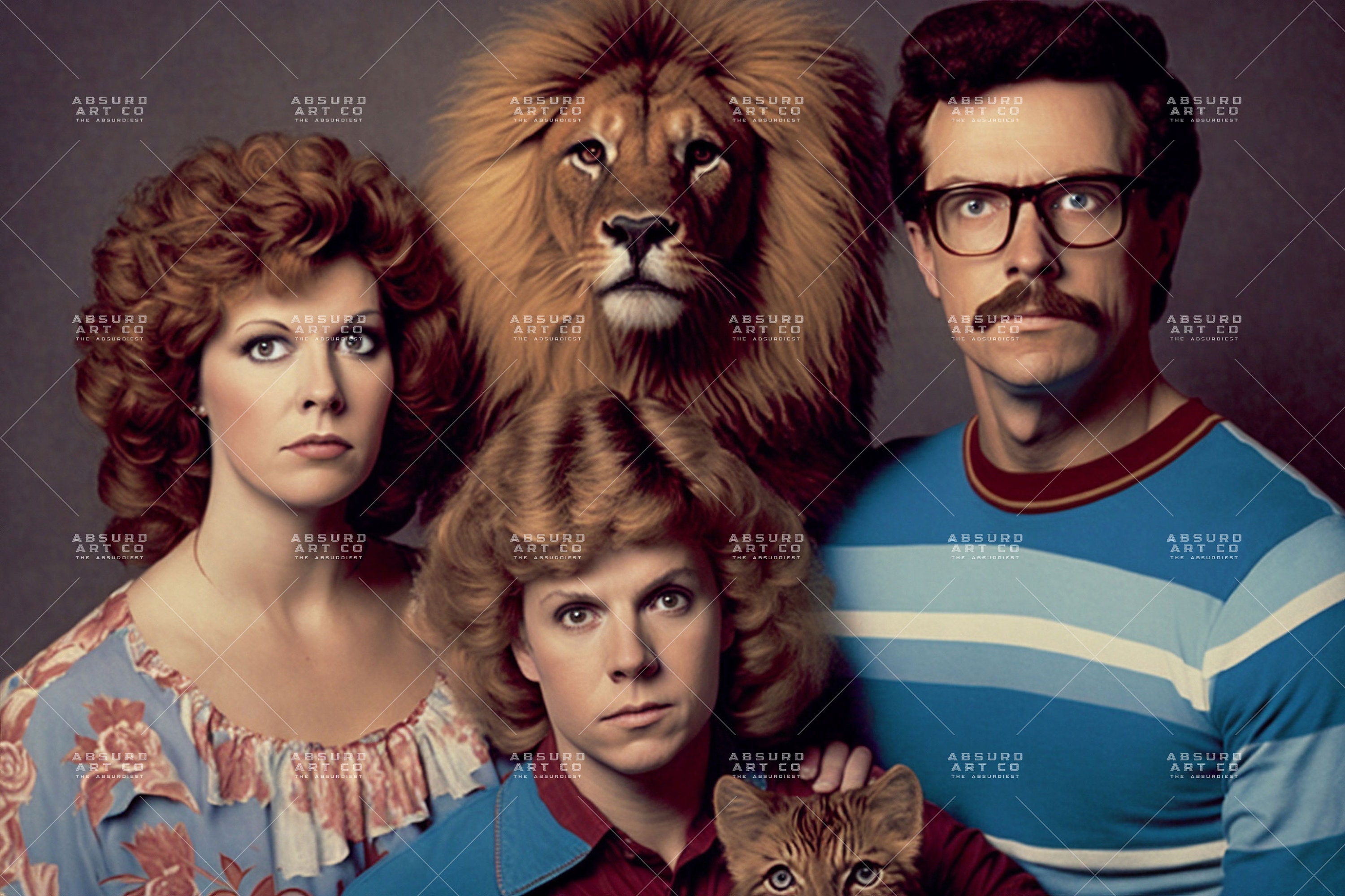 The Calla Clan Sears Style, Awkward Family Portrait, Ai-generated Art ...