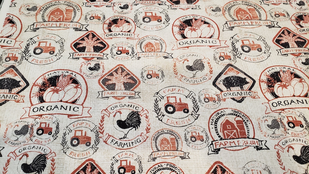 Farm Fresh Material is Sold by the Yard and is 100% Cotton - Etsy