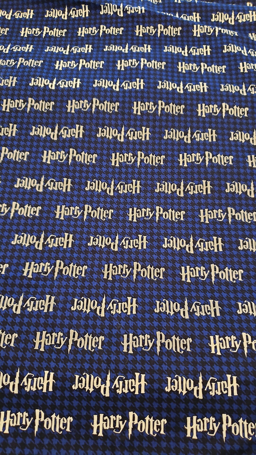 Harry Potter Fabric by the Yard With Navy and Black Background, 100% ...