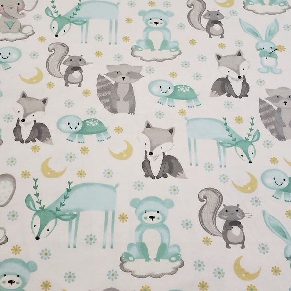 Woodland Nursery Fabric - Etsy