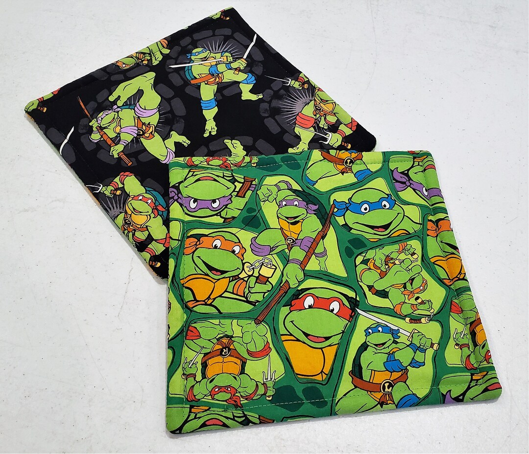 TMNT Potholders: Teenage Mutant Ninja Turtles Kitchen Decor, Set of 2 ...