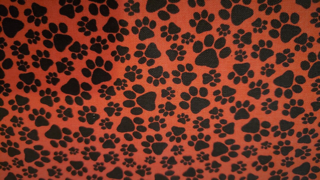 Dog Paws Material by the Yard 100% Cotton - Etsy