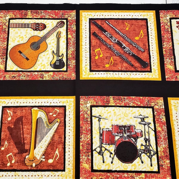Music Fabric - Etsy