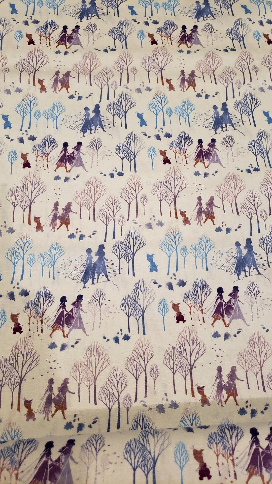 Disney's Frozen 2 Princess Material by the Yard 100% Cotton - Etsy