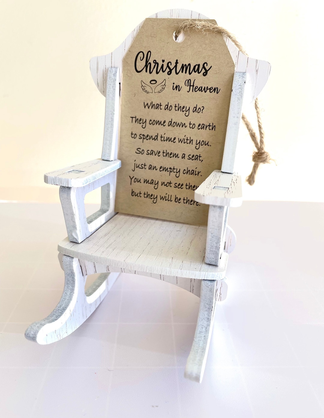Christmas in Heaven Ornament | Rocking Chair Ornament | Christmas in ...