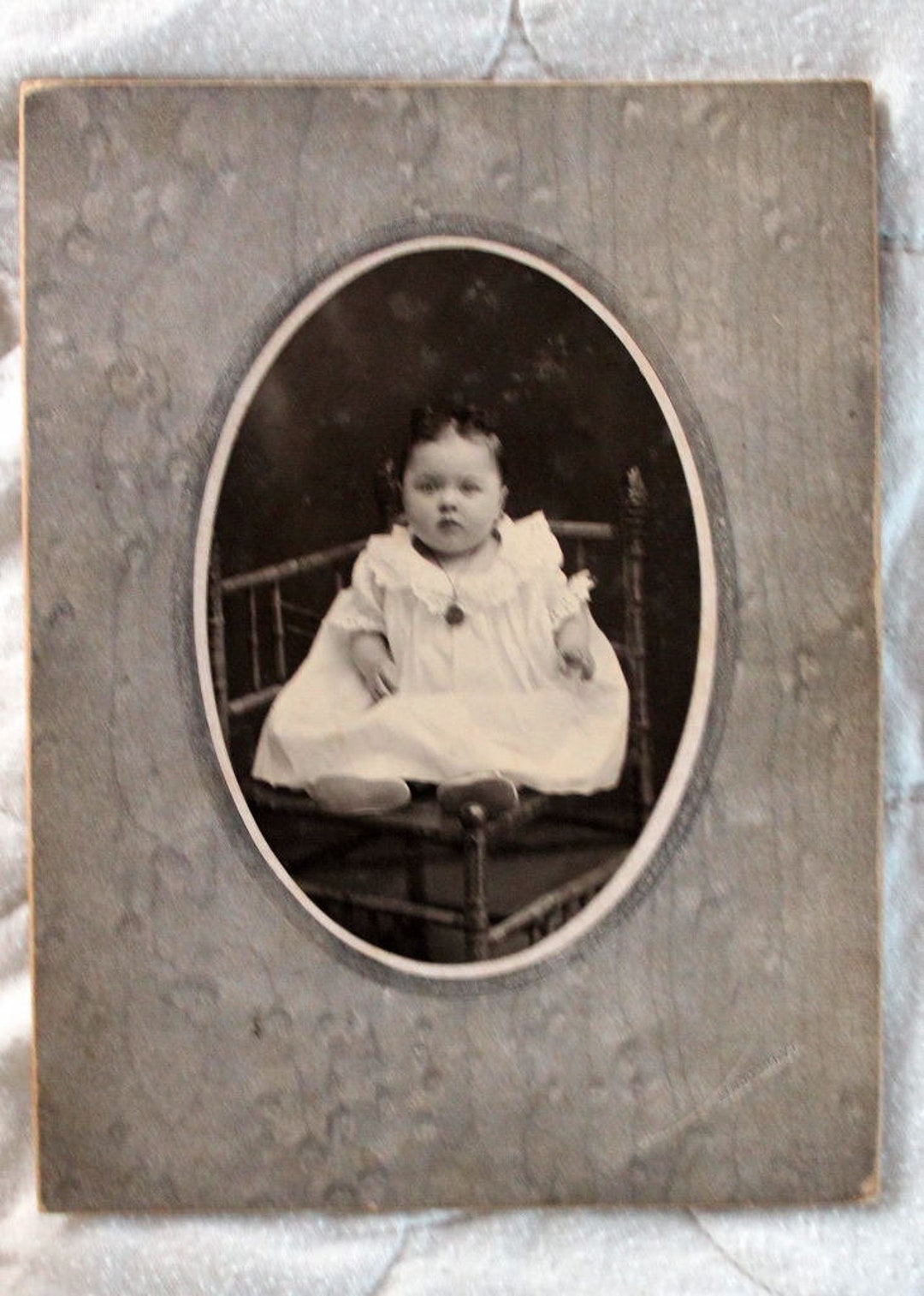 Child Cabinet Photo -baby - 1900 - Vintage Lace Gown - Vermont - FREE ...