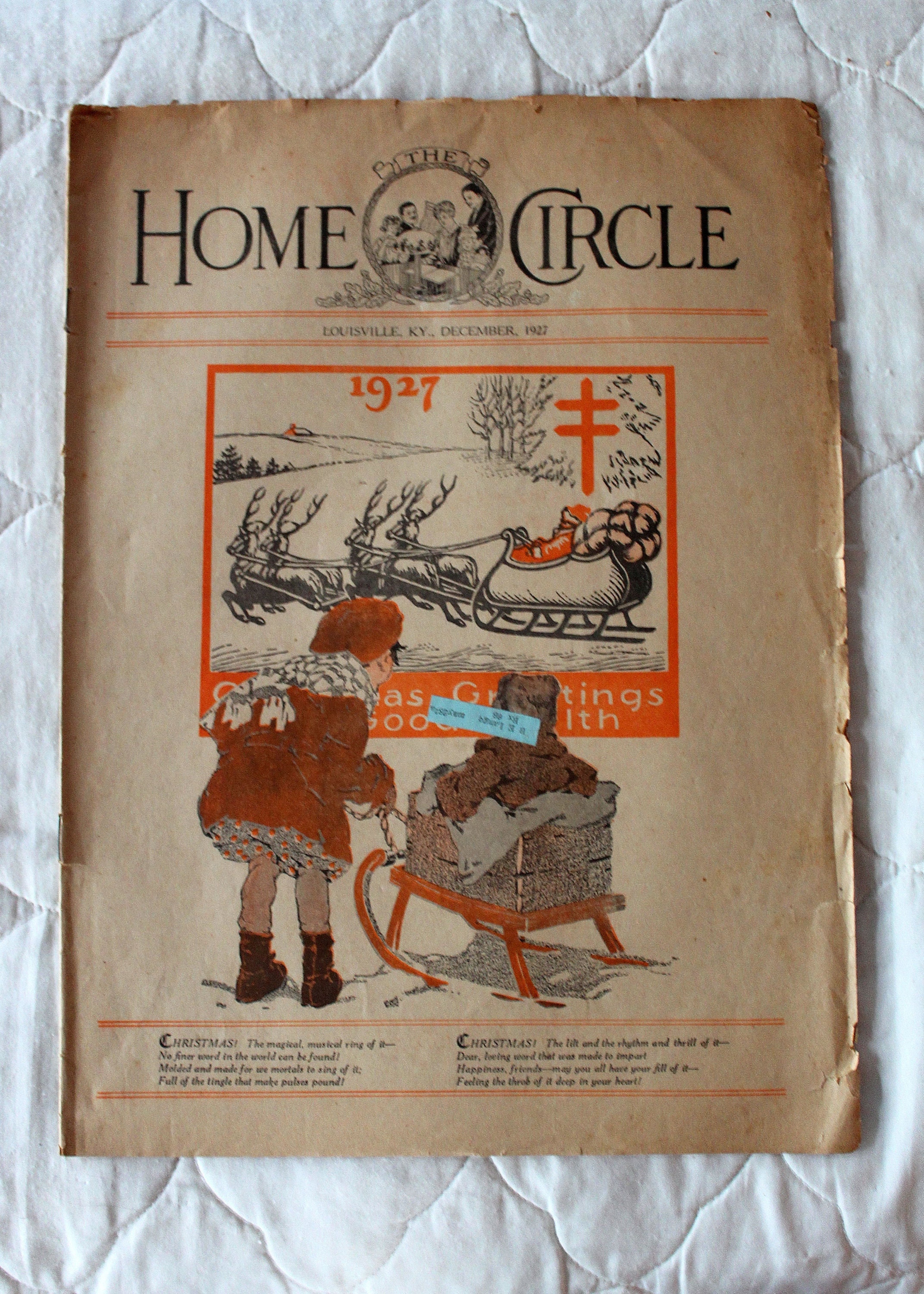 The Home Circle Magazine - December 1927 - Rare - Etsy