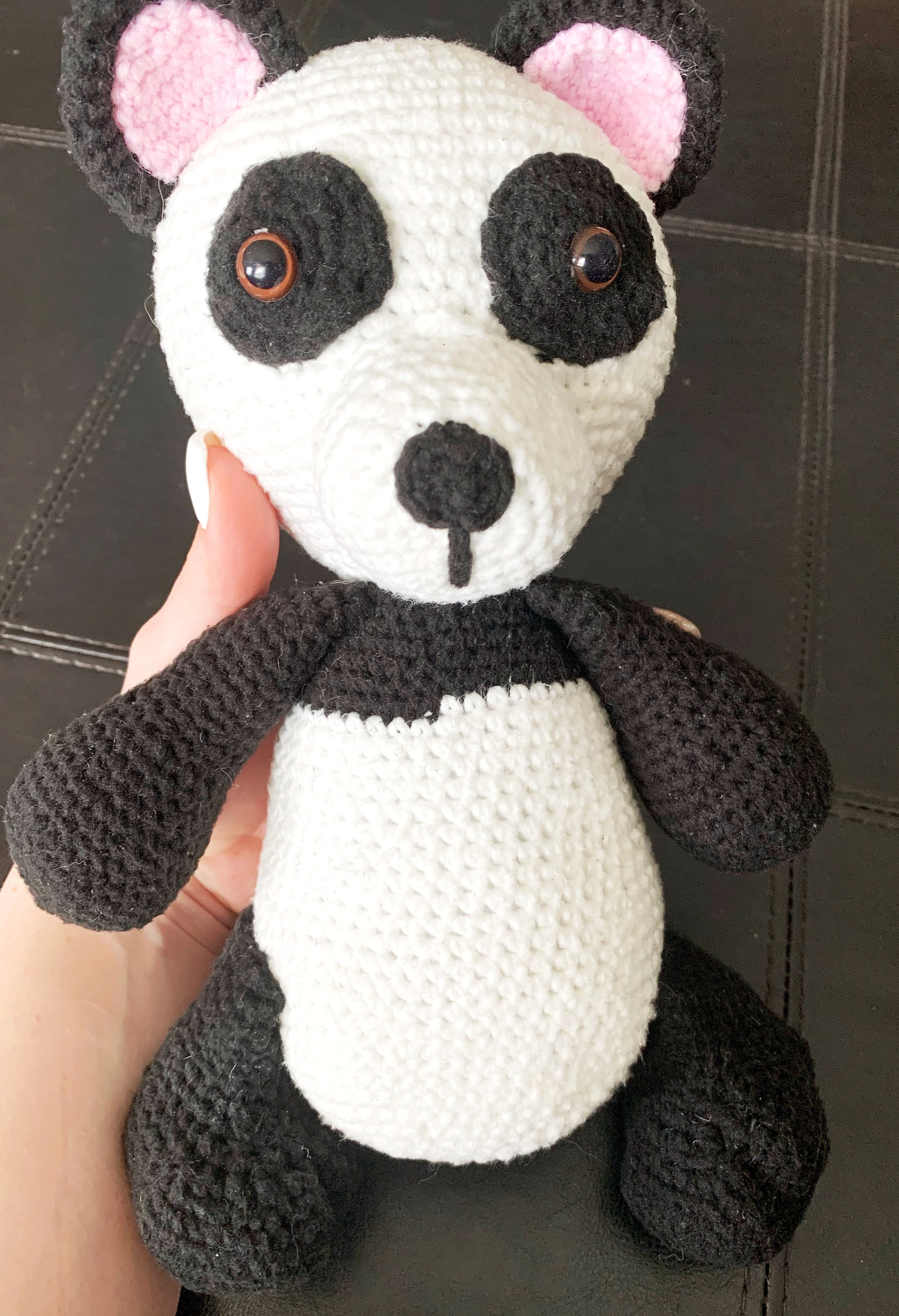 Cuddly Panda Bear - Crochet Pattern - Etsy