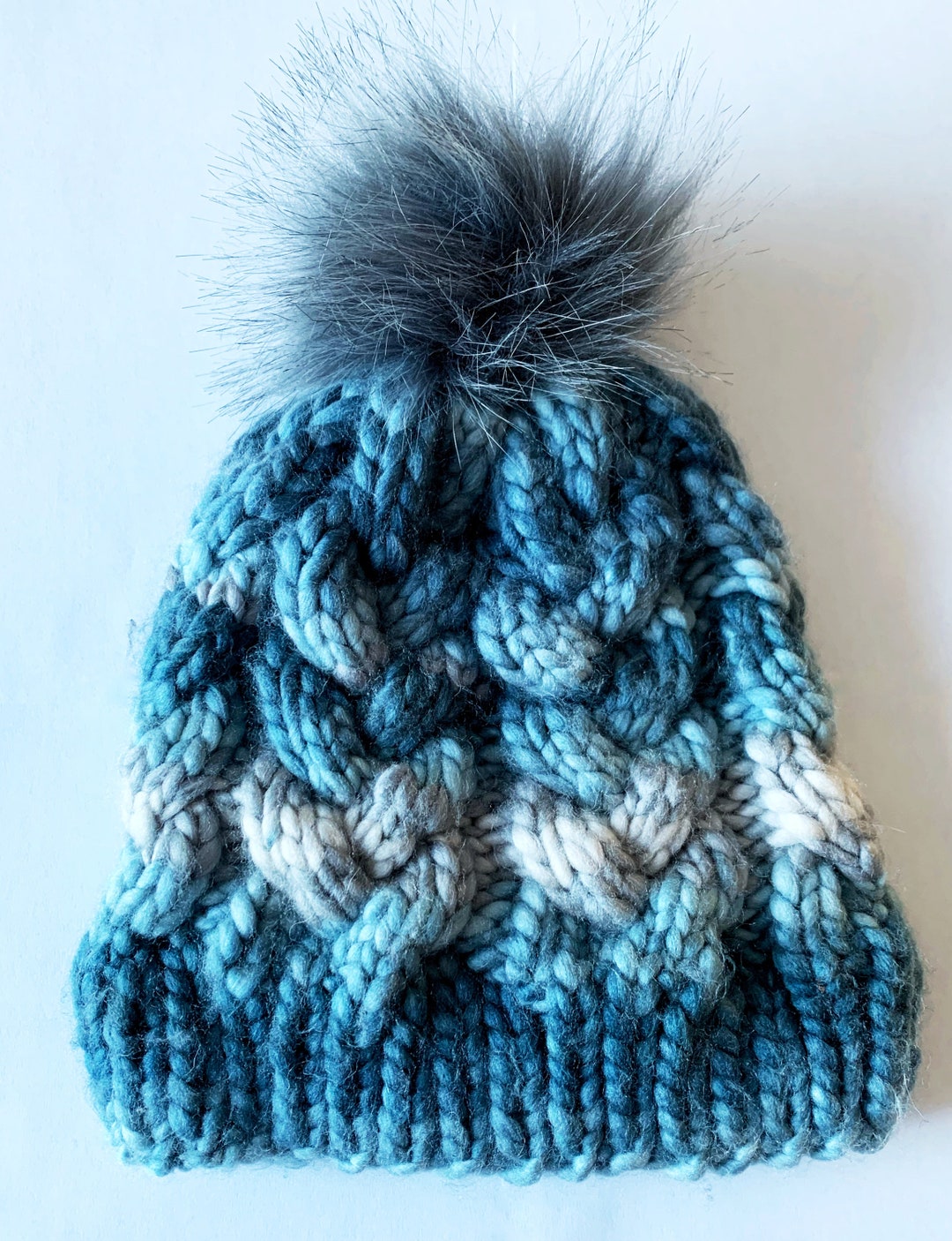 Knitting Pattern - Braided Cable Knit Toque, Chunky Knits, Winter ...