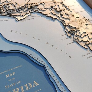 Florida's Coastline Mapped | 3D Map of Bays and Beaches of the Sunshine ...