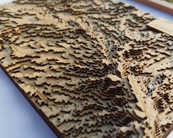 Custom 3d Map | Etsy