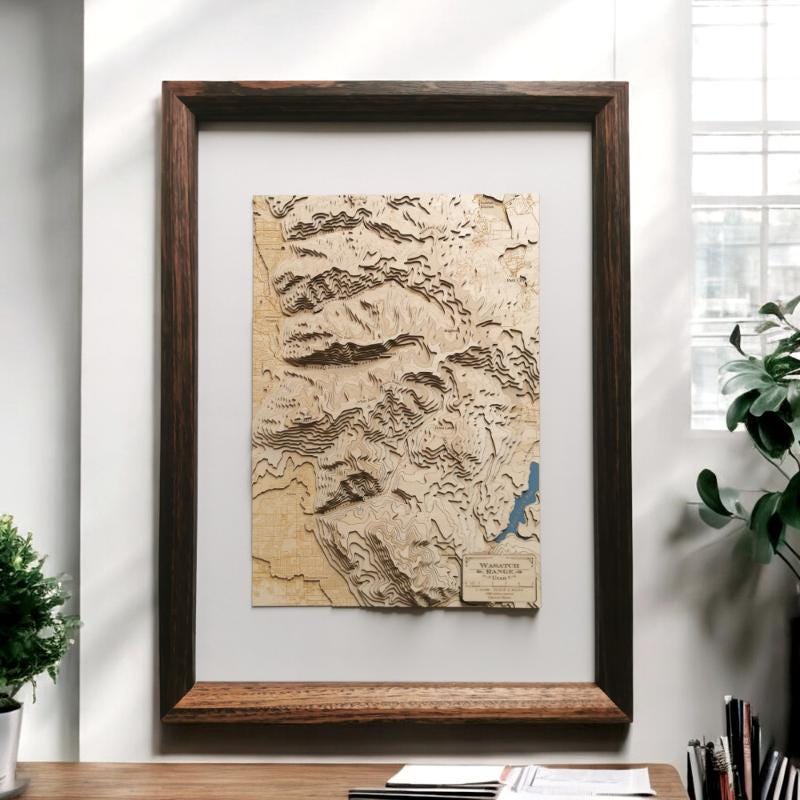 Custom 3d Map - Etsy