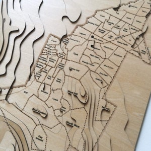 Farm Property Contour Custom Map Art - Etsy
