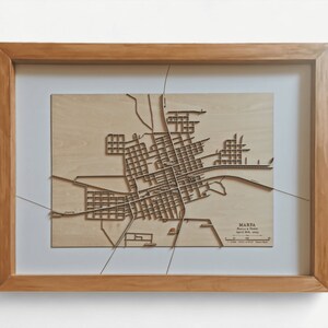 Custom Wooden Map Gift Relief Style Unique Art Decor - Etsy
