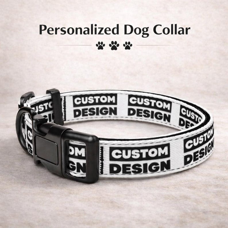 Custom Dog Collar - Add Photos, Logos, or a Custom Design ...