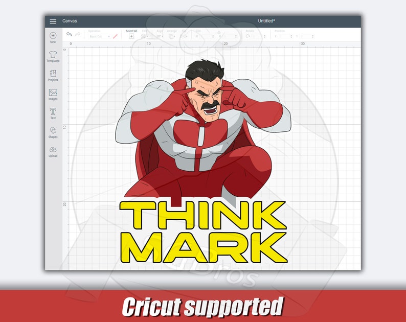 Invincible Think Mark Invincible svg Invincible png Think | Etsy